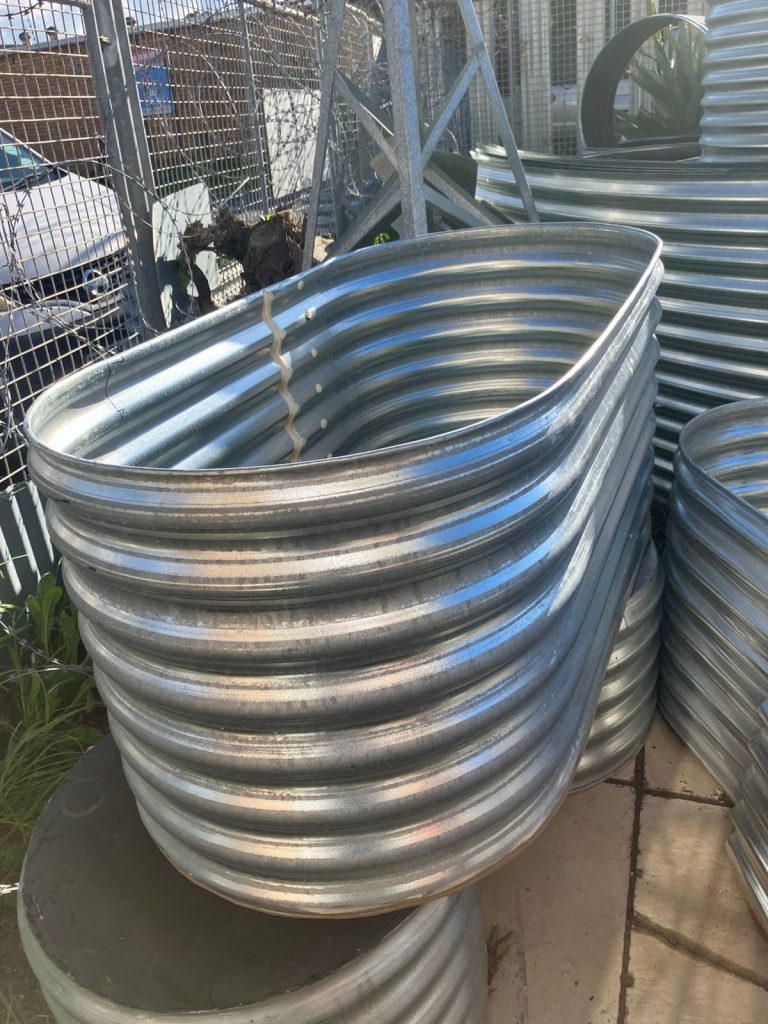 Pools & Tubs | RainQueen Corrugated Steel Products